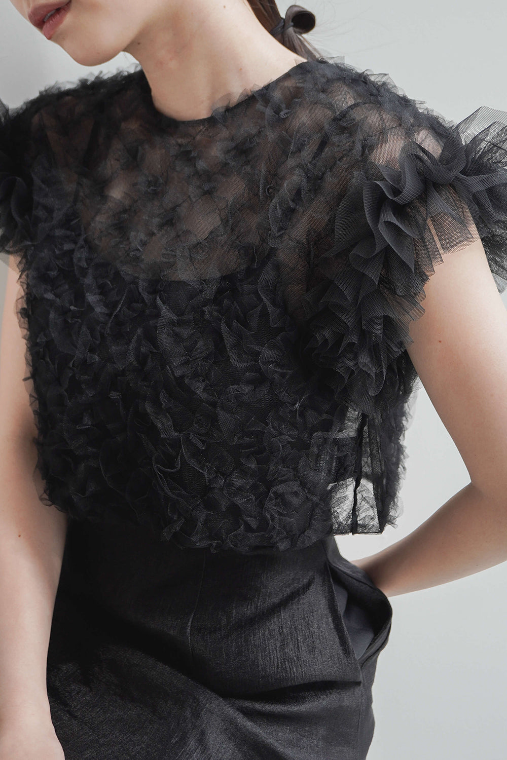 kaene公式オンラインストア ボリュームブラウスセットドレス / 100956 結婚式パーティーワンピース