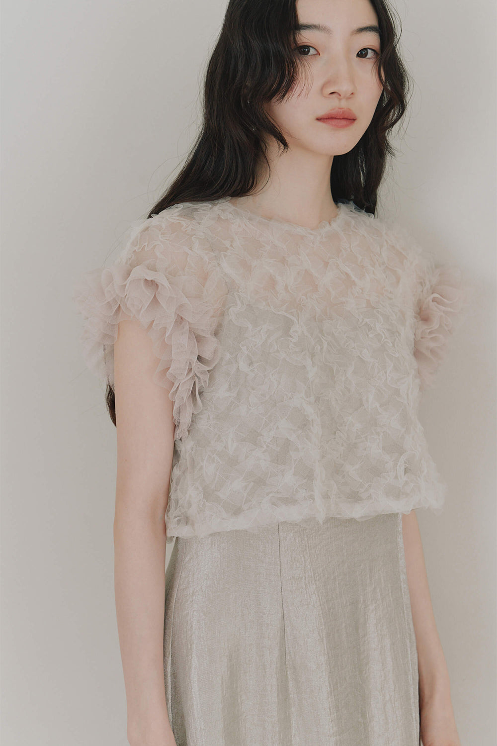 kaene公式オンラインストア ボリュームブラウスセットドレス / 100956 結婚式パーティーワンピース